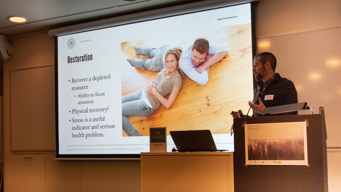 Dr Michael Burnard at the Norwegian Institute of Wood Technology ...