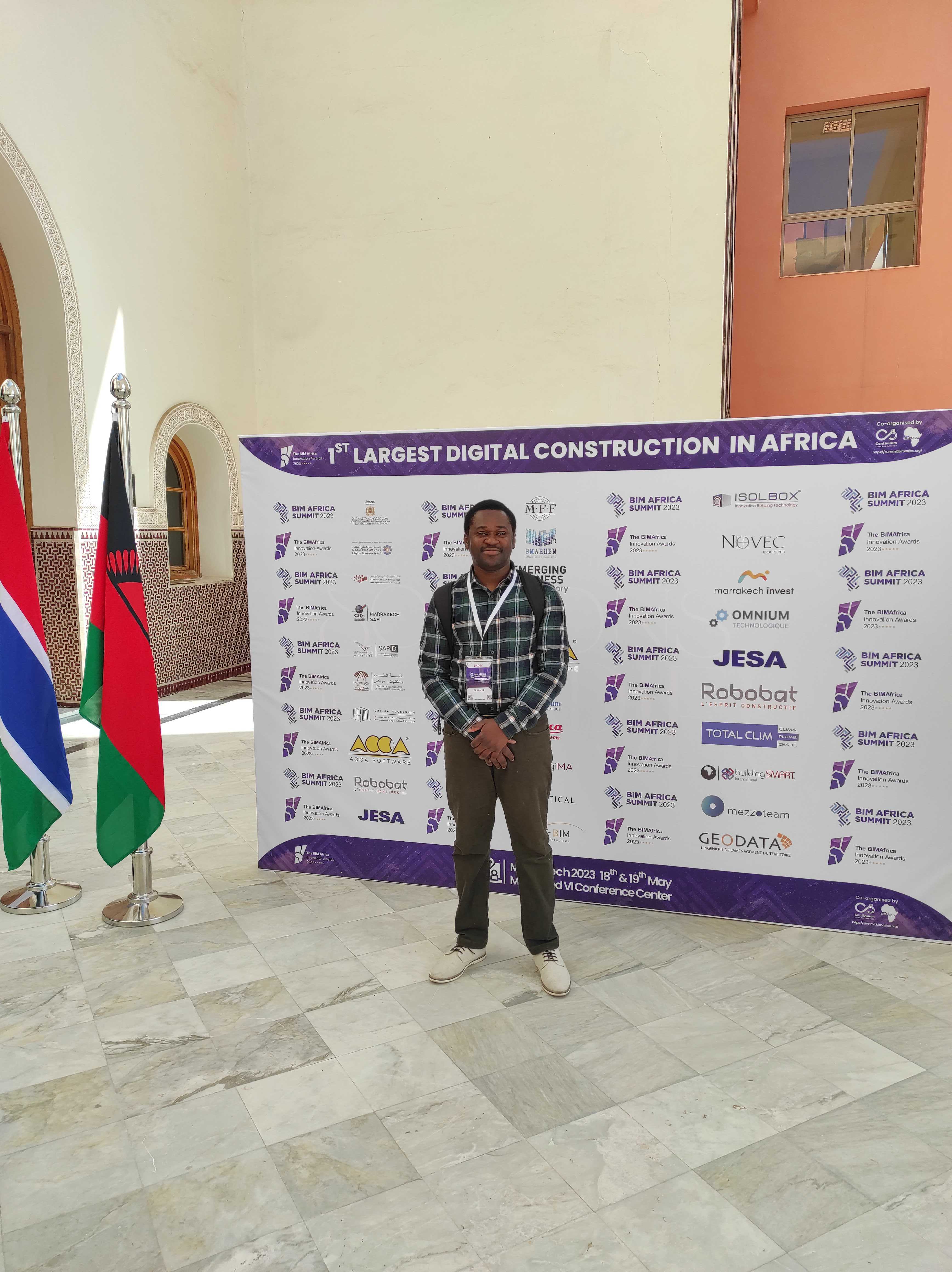 Richard Acquah at the BIM Africa summit 2023 - InnoRenew CoE InnoRenew CoE