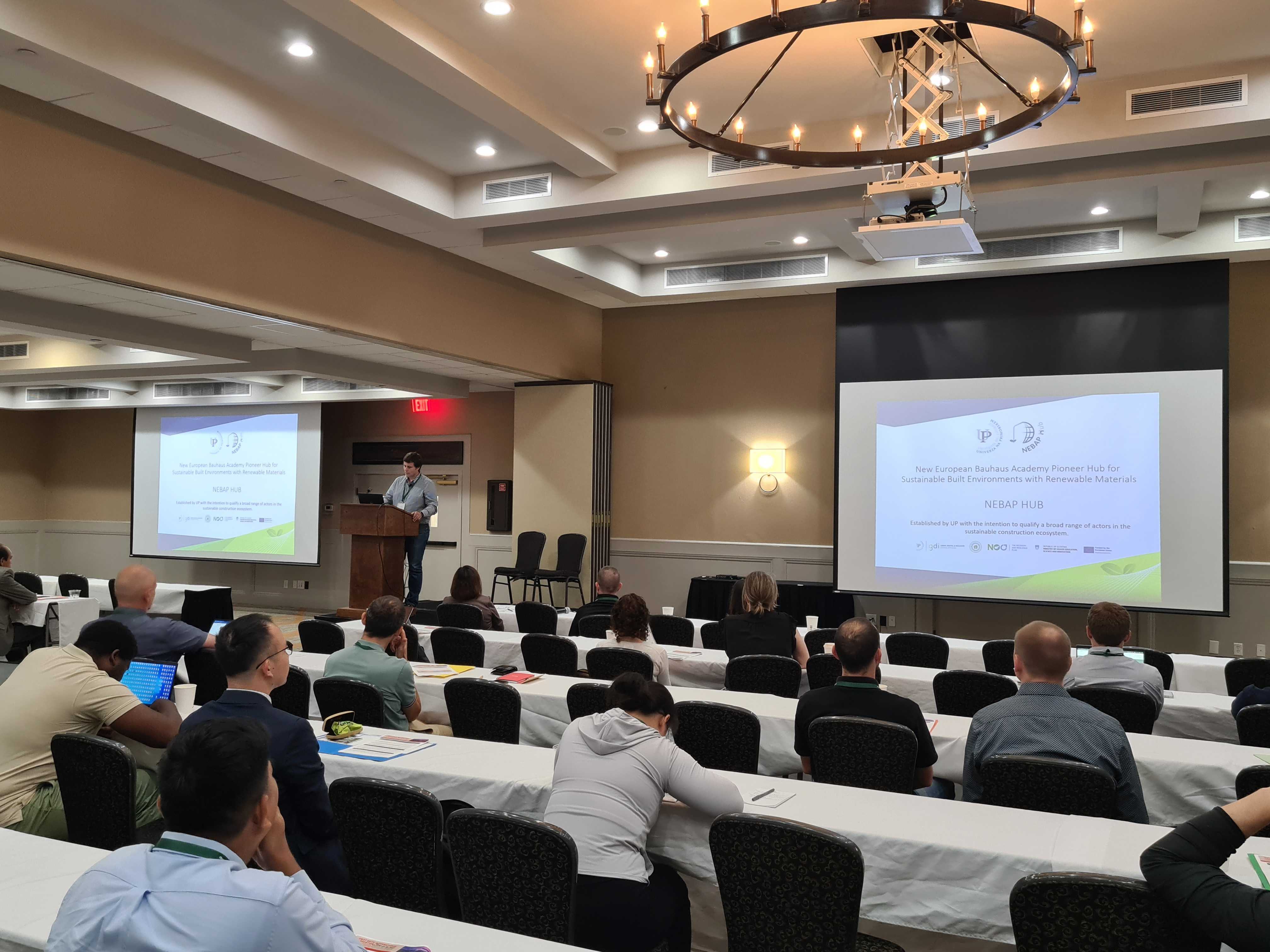 Dr. Rok Prislan presented the NEBAP HUB at the 66th SWST International ...