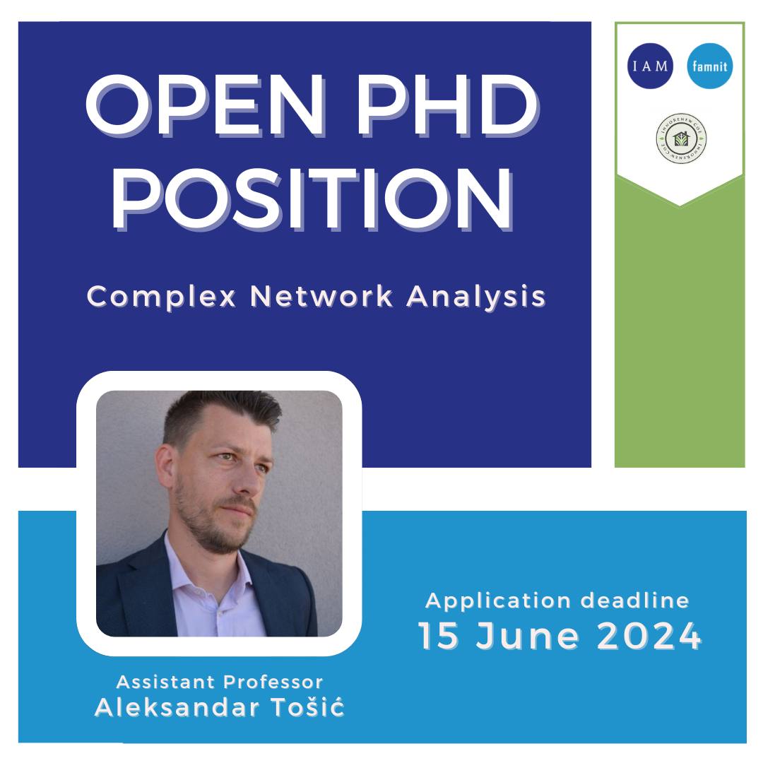University of Primorska opened a Phd Position - Complex Network ...