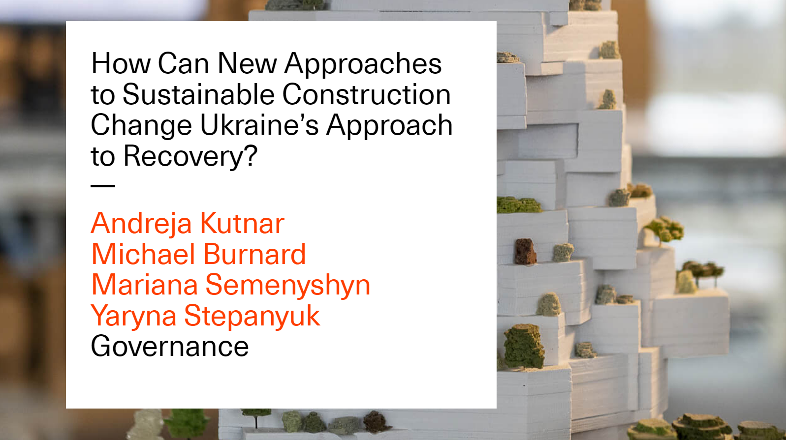 InnoRenew CoE’s initiative to establish the NEB Academy Hub in Ukraine ...